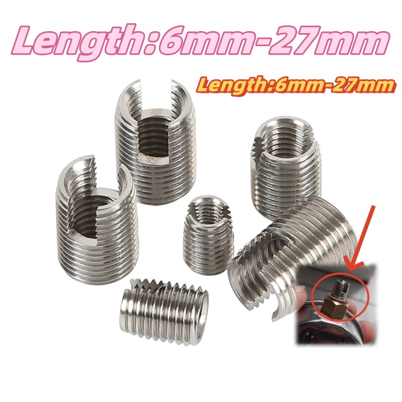 M2 M2.5 M3 M4 M5 M6 M8 สแตนเลสสตีลอะแดปเตอร์แปลง Self Tapping ด้ายใส่สก ...