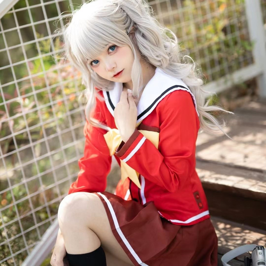 Yuri Nao cos เสื้อผ้าอะนิเมะสองมิติ Charmo นิทรรศการ charlotte ชุดญี่ปุ่นชุดกะลาสี | Shopee Thailand