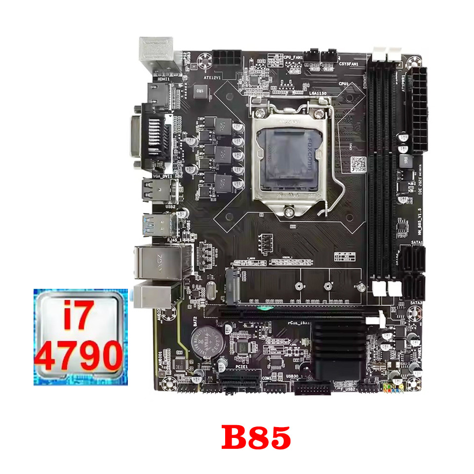 B85 Itx เมนบอร์ดชุด I3 4170 CPU I7 4790 Placa Mae LGA 1150 เดสก์ท็อปชุด Combo LGA1150 | Shopee ...
