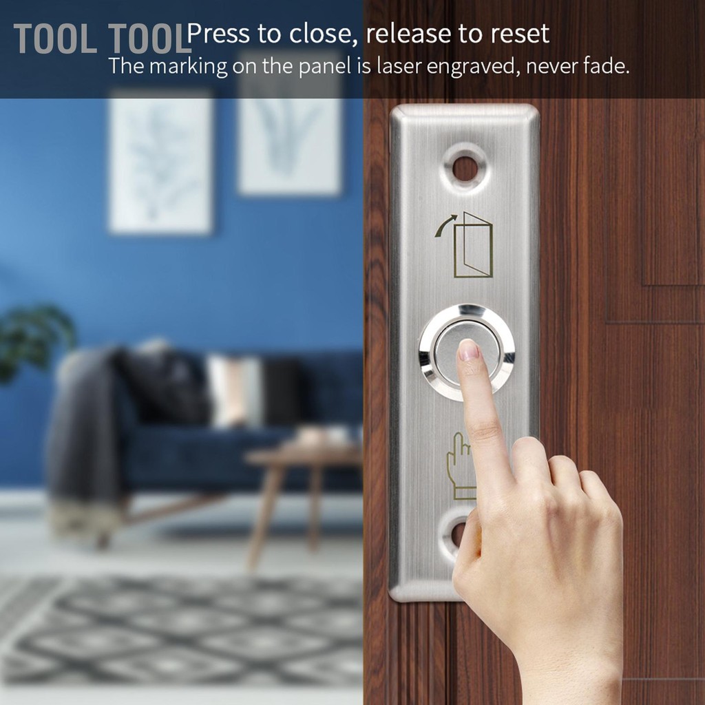 Tool Stainless Steel Door Access Control System Switch Release Out ...