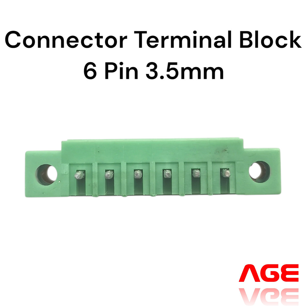 Connector Terminal Block 6 Pin 3.5mm | Shopee Thailand