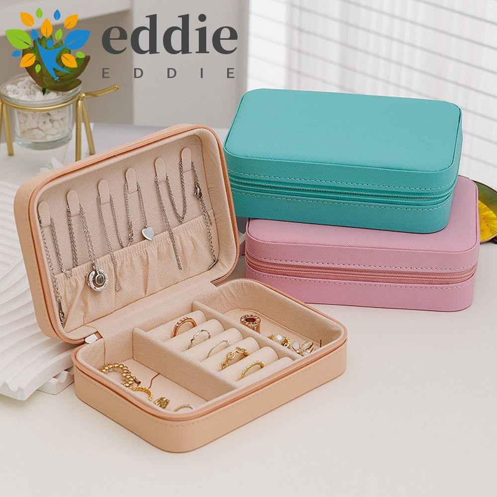 Edie Trinkets Storage Organizer, หนังความจุขนาดใหญ่เครื่องประดับแบบพกพา ...