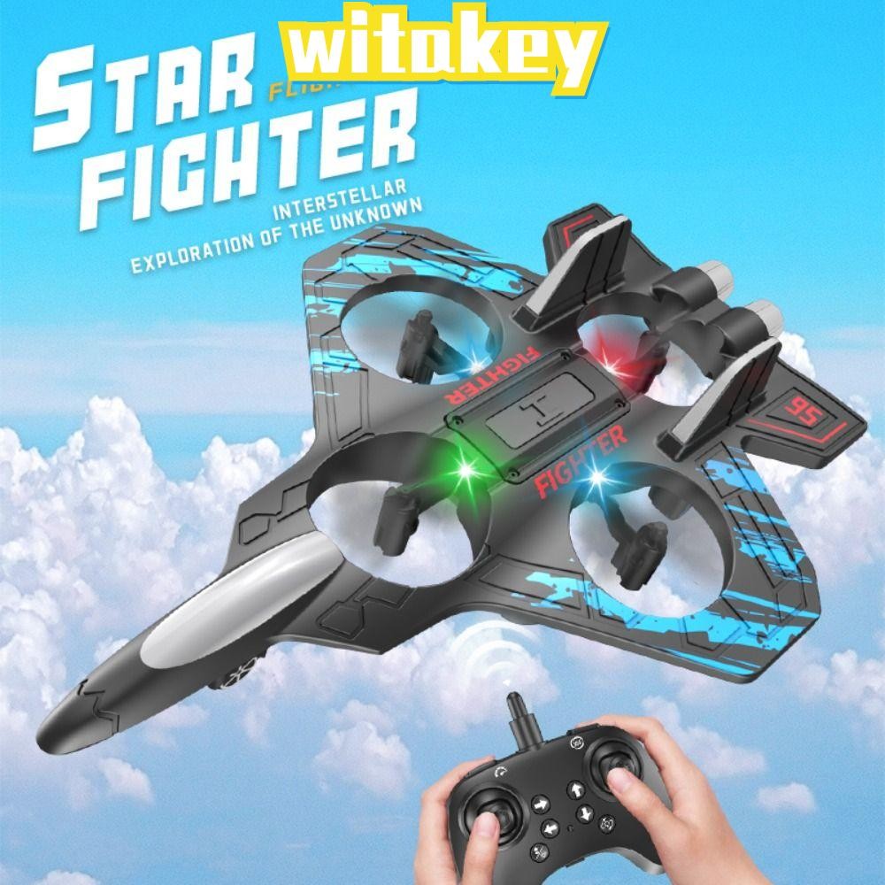 WITAKEY โฟม RC เครื่องบิน,การตรวจจับแรงโน้มถ่วง 2.4GHz โฟมรีโมทคอนโทรลเครื่องบิน, Creative Stunt ...