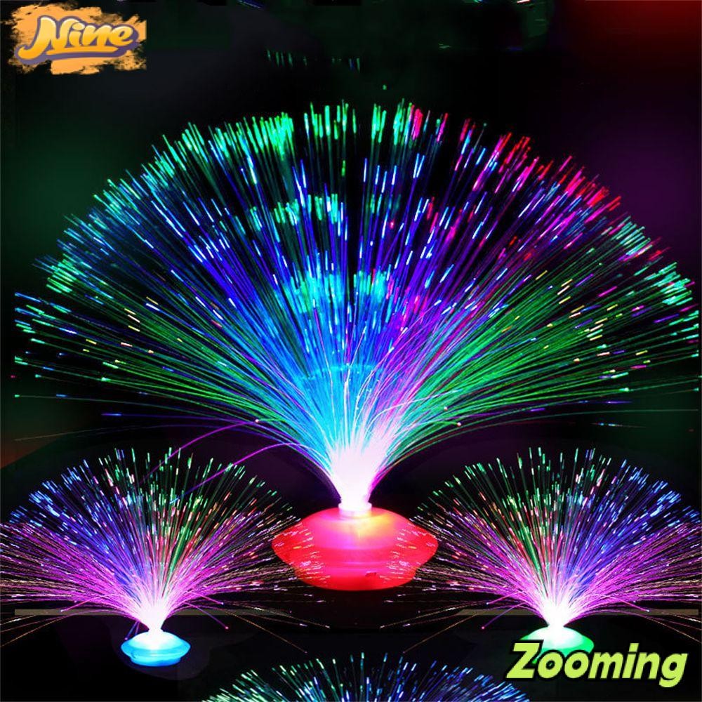 ZOOMING LED แสงไฟเบอร์ออปติกโคมไฟเทียนตกแต่งบ้าน Nighting โคมไฟตกแต่ง ...