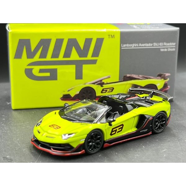 MINI GT Lamborghini Aventador SVJ 63 Roadster Verde Shock | Shopee Thailand