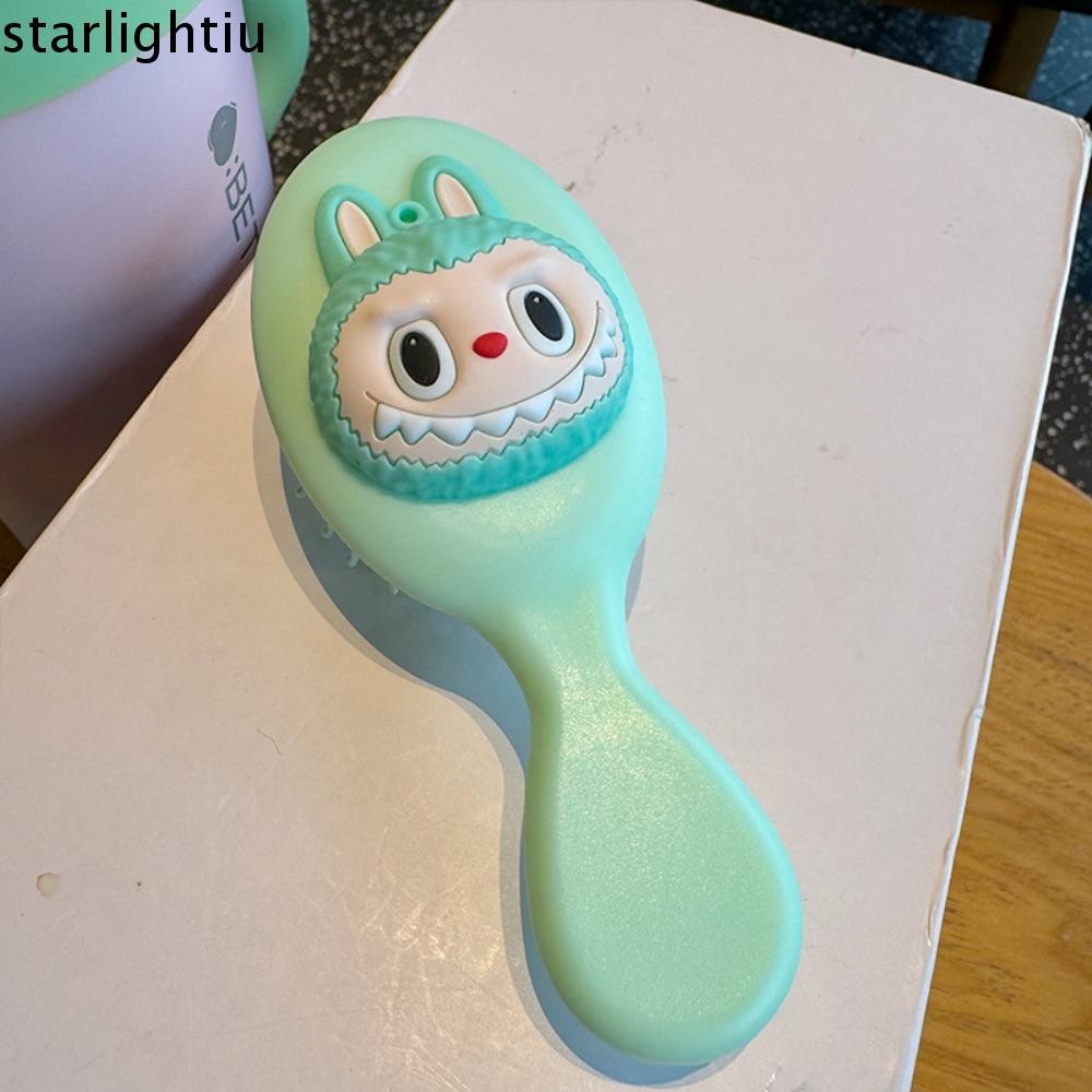 ESTHER Labubu Air Cushion Comb, การ์ตูนแบบพกพาหวีผม, ของขวัญน่ารัก ...