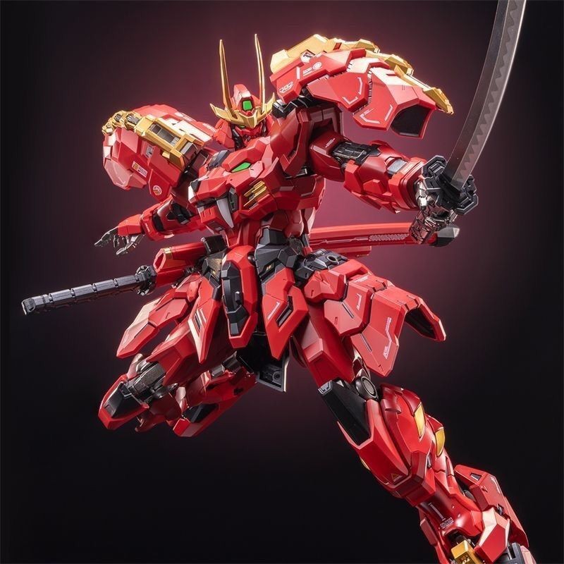 กล่องตาบอดประกอบรุ่น Gundam Motion Lu Bu Ao Bing Bai Xue Ji สีดําสีแดง ...