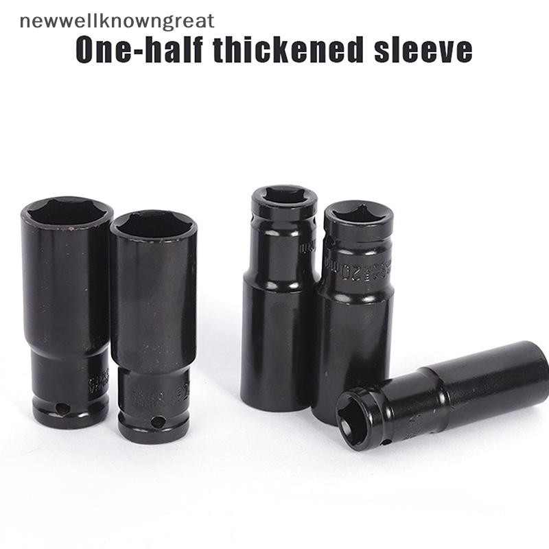 ใหม่wellknowngreat 1/2 "ซ็อกเก็ตผลกระทบสั้น Adopter Air Sockets 6 จุด 8 ...