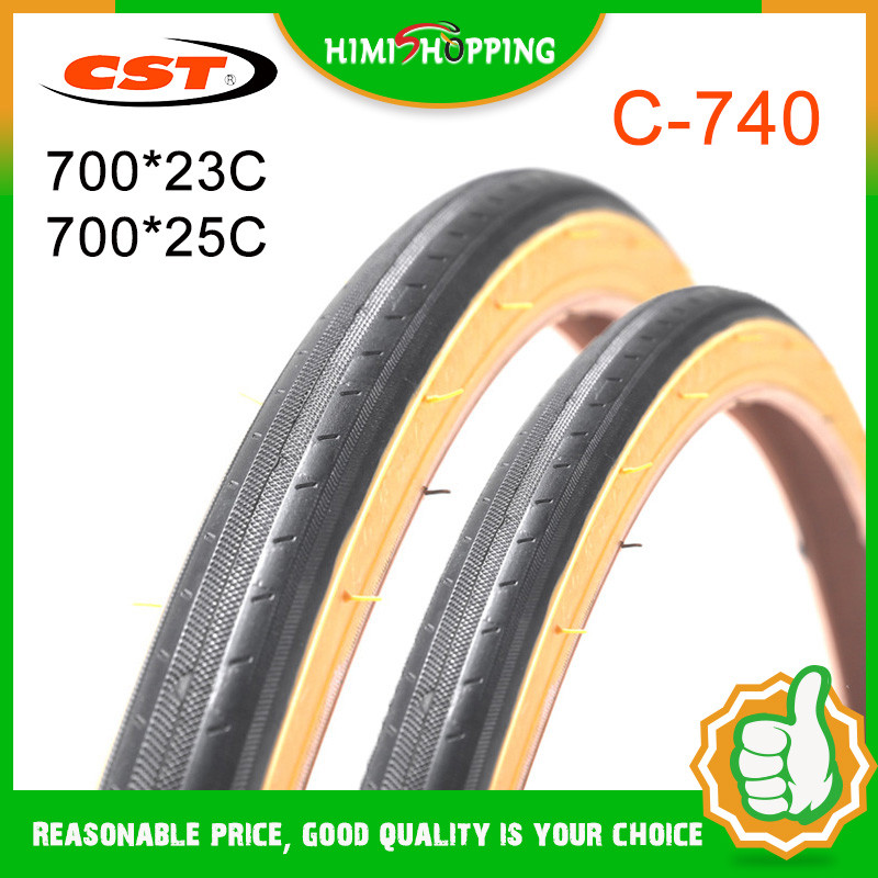 READY STOCK1pc CST 700C ยางจักรยานเสือหมอบ C-740 จักรยานยาง 700x23C 25C ...