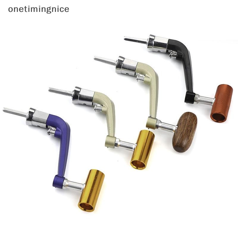 Onetimingnice Full Metal Spinning Fishing Reel Handle พร้อมลูกบิดไม้ ...