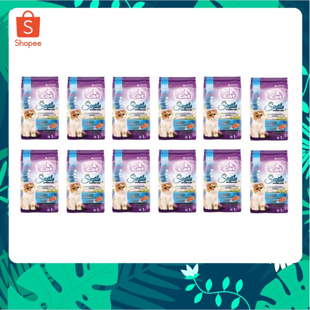 Catty Cat อาหารเม็ดแมว แซลมอน สำหรับแมวอายุตั้งแต่ 1 ปีขึ้นไป ขนาด 1 ...