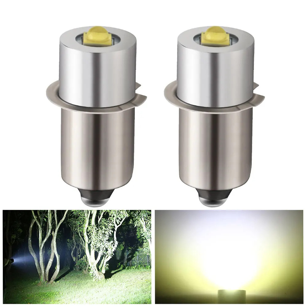 3 ชิ้นไฟฉายหลอดไฟ P13.5S หลอดไฟ LED 3W plug-in light E10 ความสว่างสูง ...