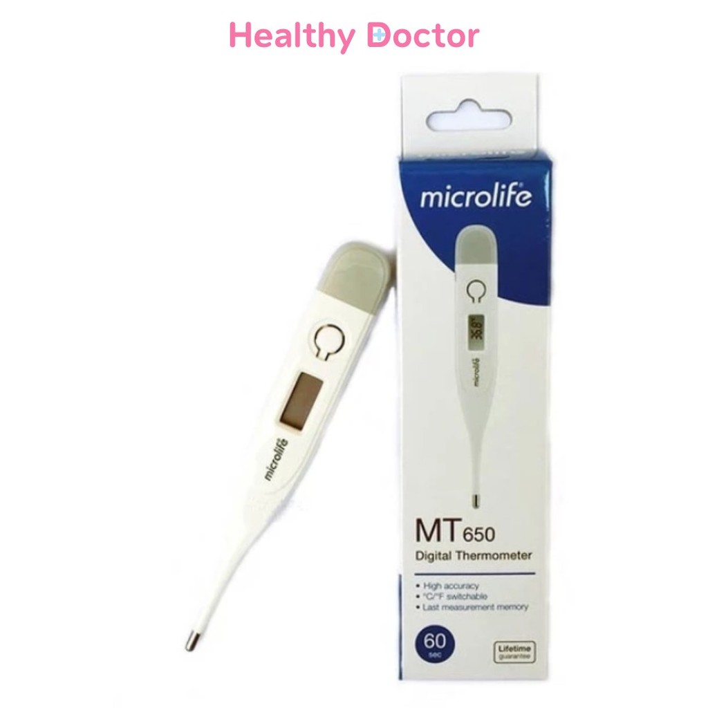 Microlife Digital Thermometer รุ่น MT650 ไมโครไลฟ์ ปรอทวัดไข้ แบบ ...