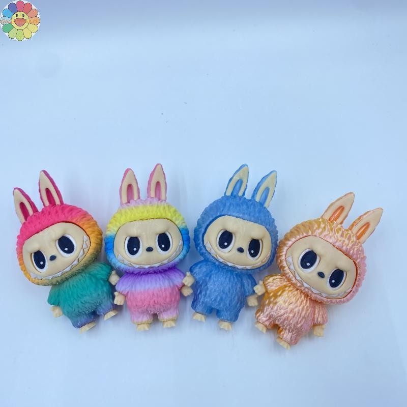 GOGO 1 ชิ้น 3D การพิมพ์ Labubu น่าตื่นเต้นกล่องตาบอด Action Anime ...