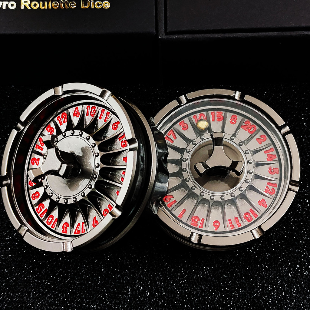 Metal D20 Little Flying Dragon Roulette Dice DND Multi-faceted TRPG ...