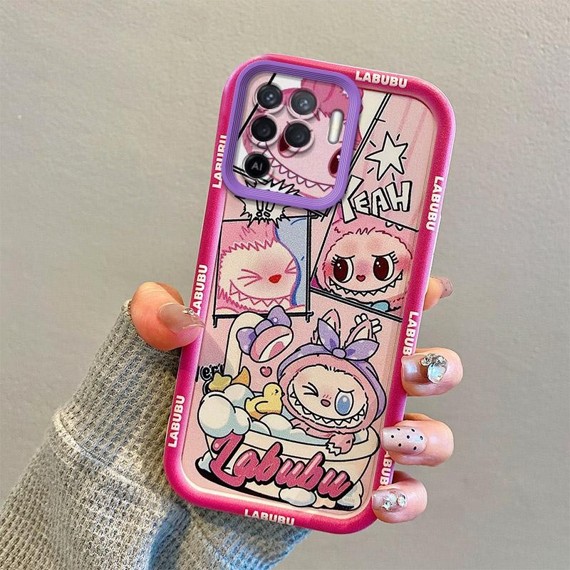 ซิลิโคนนุ่มการ์ตูนสําหรับ OPPO Reno 5F CPH2217 Reno5 F Reno5F น่ารัก ...