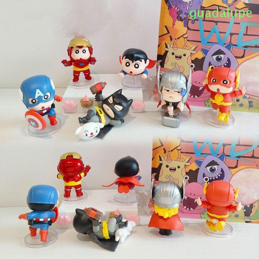 Guadalupe Crayon Shin-Chan ของเล่น, Superman Thor Iron Man Crayon Shin ...