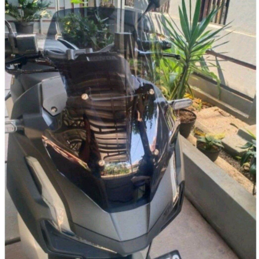 Hitam กระบังหน้า WINDSHIELD HONDA ADV 150 ADV 160 MODEL STANDARD ORI ...