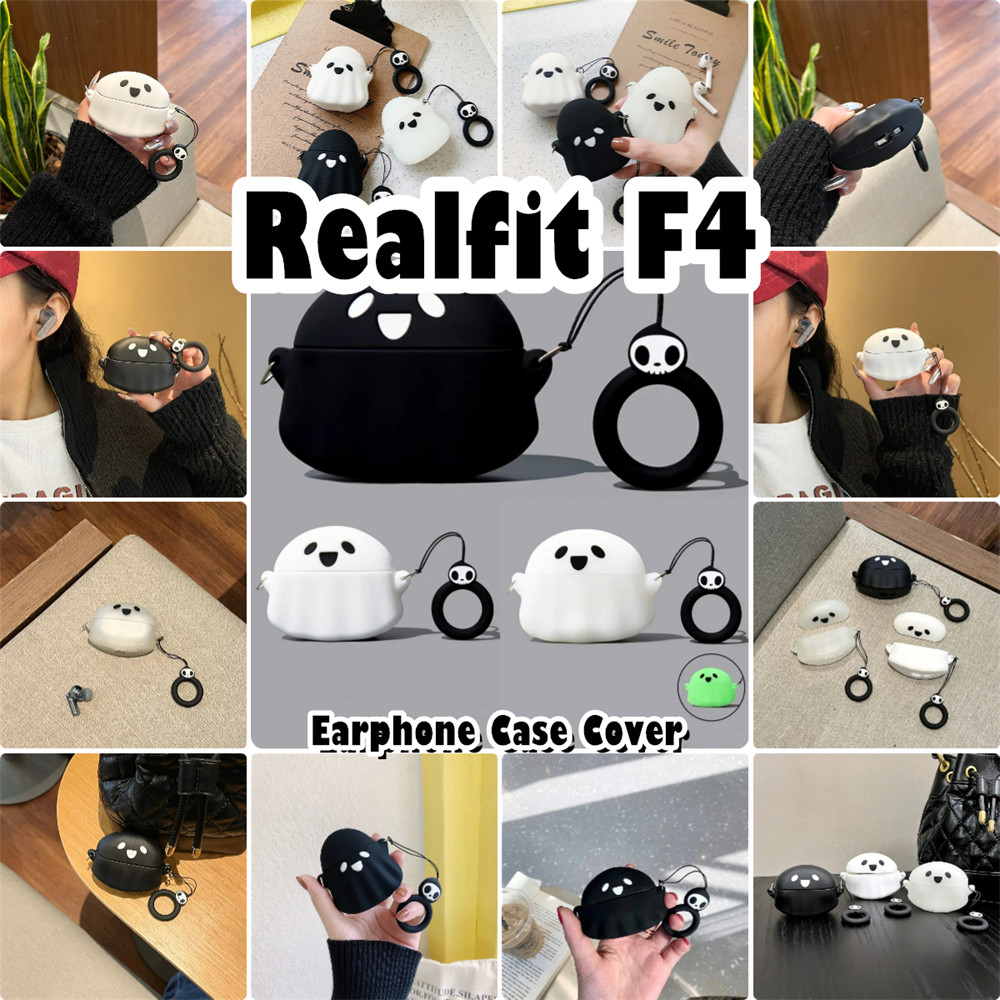 จัดหาโดยตรงFor Realfit F4 Case Casing Soft Silicone Headphone Case ...