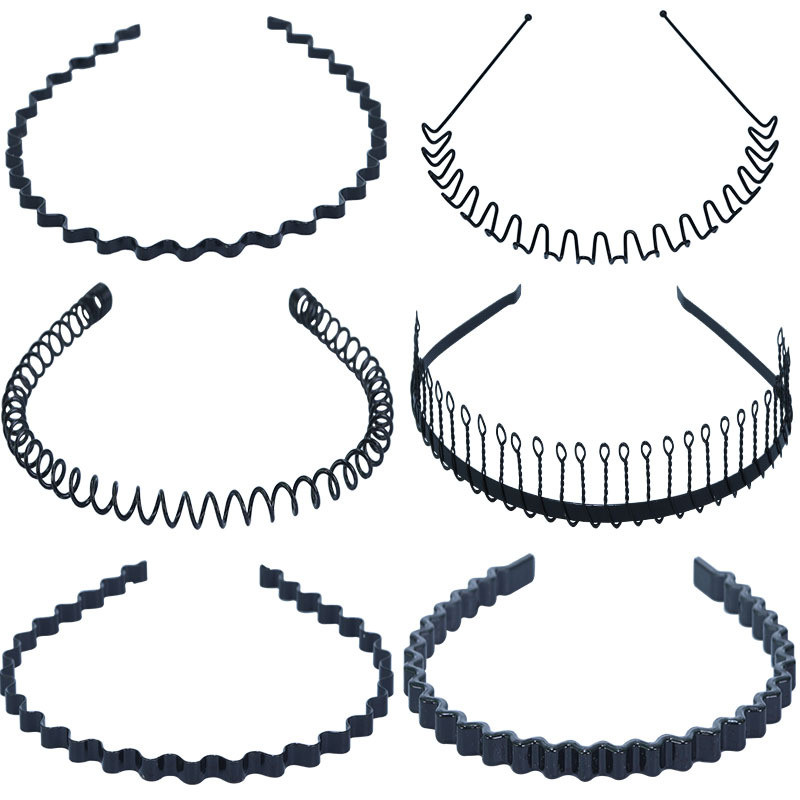 Nine Styles Mens Womens Headbands Steel Wire Headbands Invisible Style ...