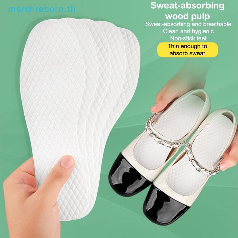 # Marchreborn.th # ใหม่ 5 คู่/เซ็ตทิ้ง Insoles Nature Wood Pulp Insoles ...