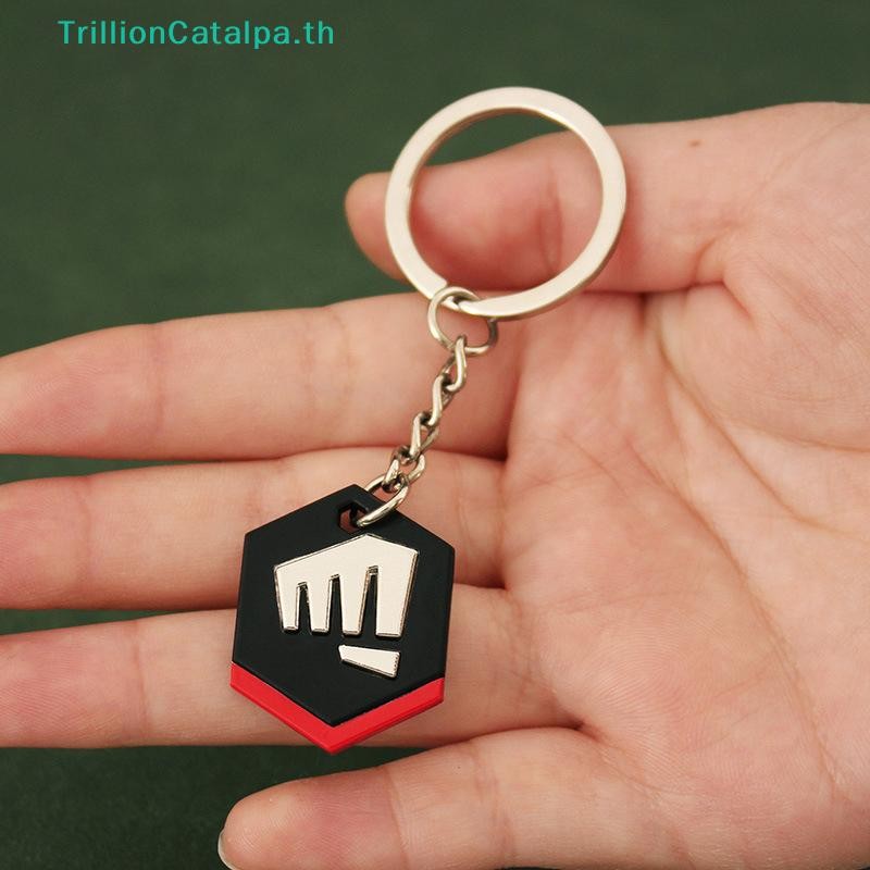 TrillionCatalpa Valorant เกมอุปกรณ์ต่อพ่วง Mini Thug Fist โลโก้จี้โลหะ ...