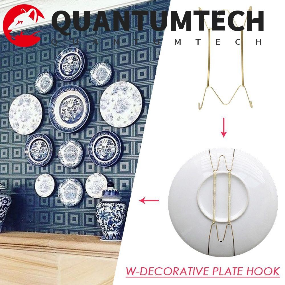 QUANTUMTECH จานแขวนที่มองไม่เห็น Hook Golden W ประเภท Art 6/7/8/10/12/14/16 นิ้วจอแสดงผล ...