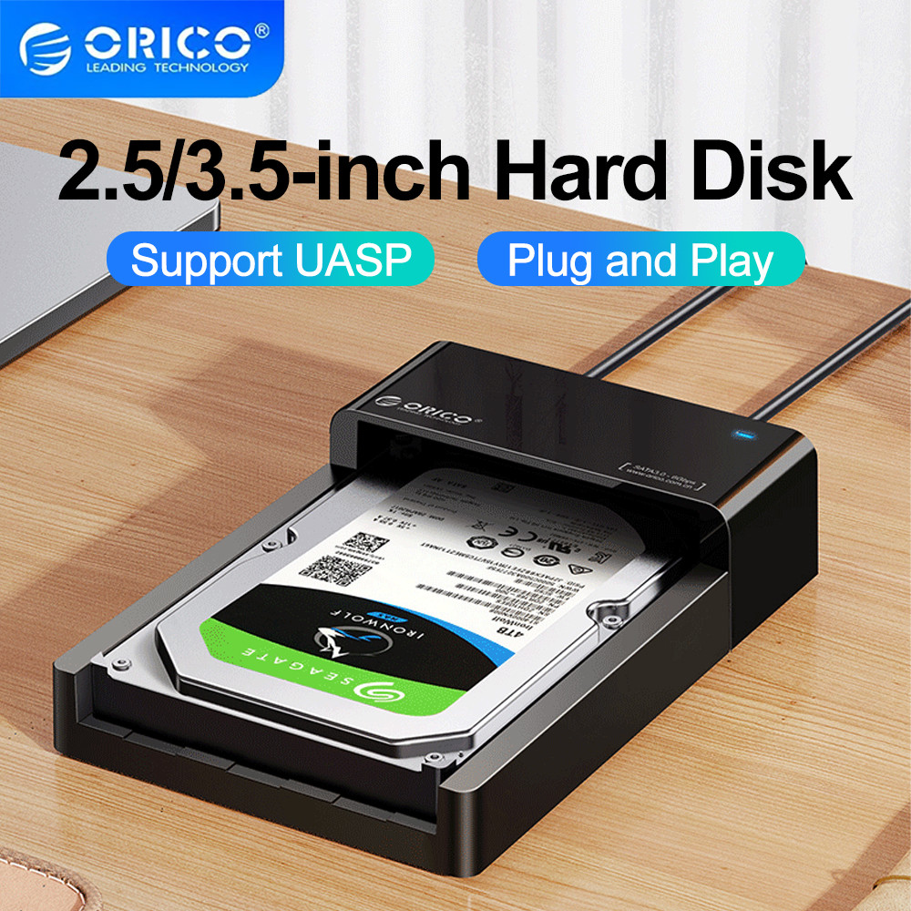 ORICO HDD Docking Station SATA 2.5/3.5 นิ้ว HDD รองรับ 8TB HDD (6518 ...