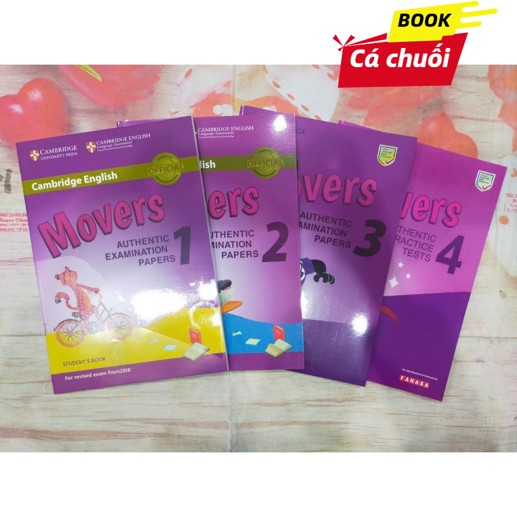 Test Movers 1-4 ของแท้ (แถมไฟล์เสียง mp3) | Shopee Thailand