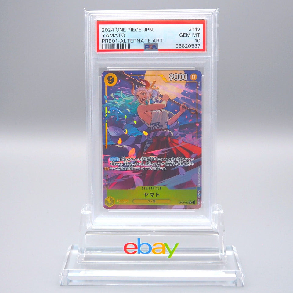 One Piece Card PSA10 Yamato OP04-112 PRB01 SR 2024 Japanese PS420 | Shopee Thailand