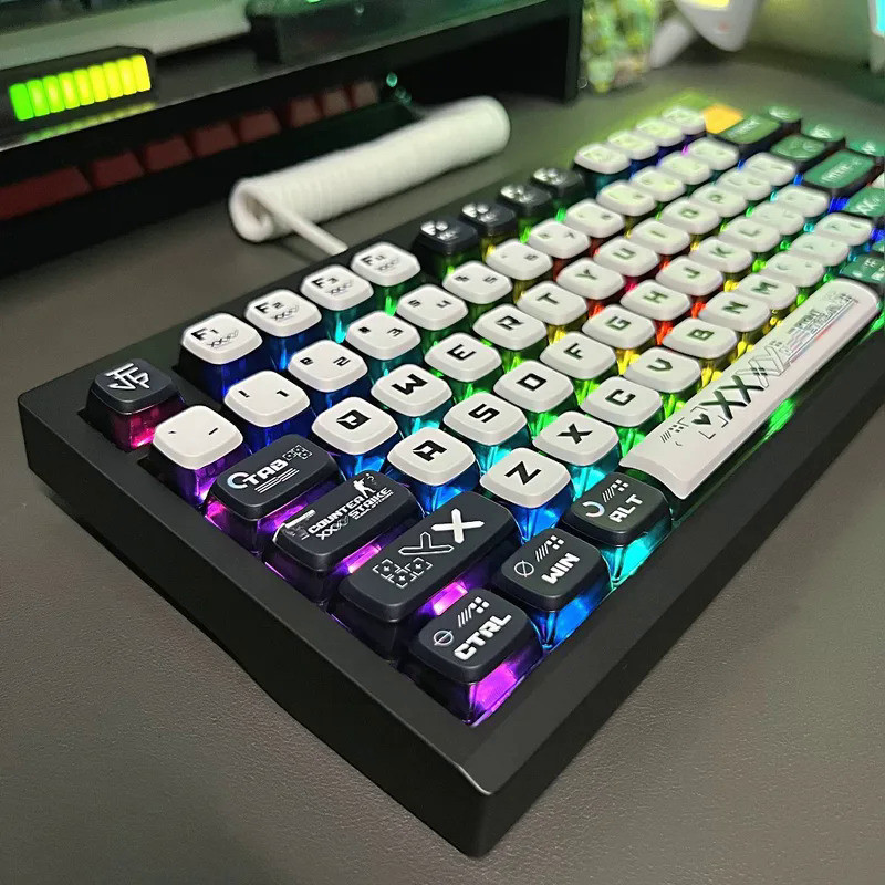 OEM Backlit Keycaps EVA CS GO PBT PC Pudding Keycap For Gaming ...