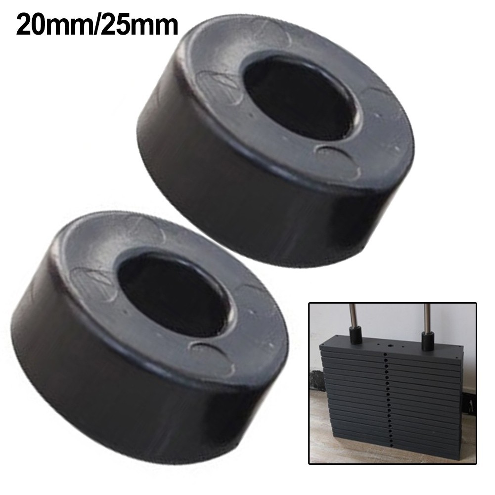 【Anna】2pcs Rubber Weight Stack Rod Spacers for 20mm 30mm Diameter ...