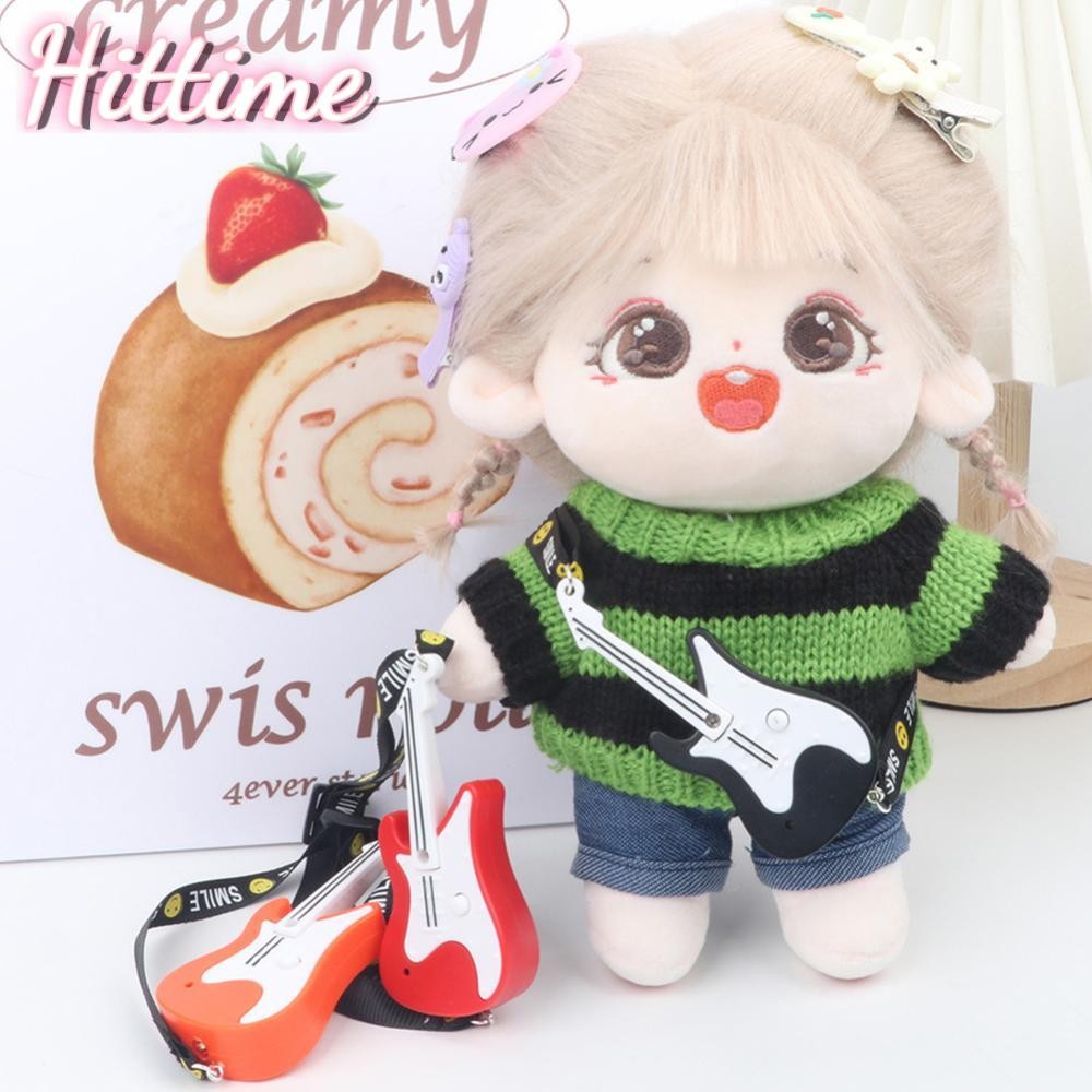 Hittime 20 ซม.ผ้าฝ้ายตุ๊กตา 15 ซม.ตุ๊กตาอุปกรณ์เสริมกีตาร์ BJD ตุ๊กตา Ob11 ตุ๊กตาเสื้อผ้าอุปกรณ์ ...