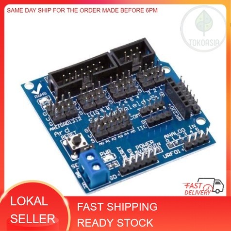 UNO R3 Sensor Shield บอร์ดขยาย V5.0 สําหรับ Arduino UNO R3 บล็อกตัวต่อ ...