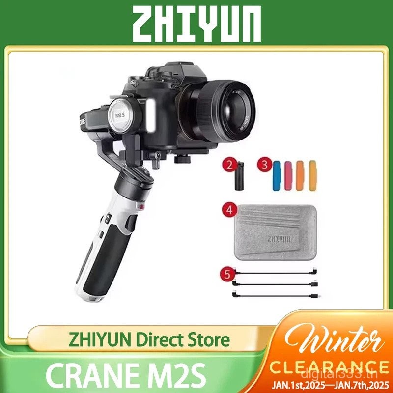 Zhiyun Crane M2S แกนกล้องมือถือ g imbal S tabilizer เครน M2S C ombo ...