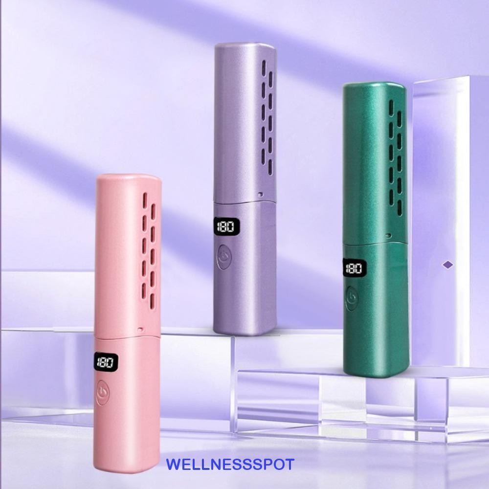 Wellnessspot หวีผมตรง, แปรงยืดผมไฟฟ้าป้องกันตะกรัน, หวีร้อนไร้สาย 3 เกียร์อุณหภูมิความร้อน Up ...