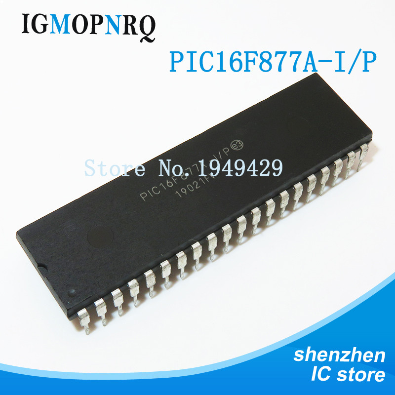 2pcs PIC16F877A-I/P PIC16F877A 16F877A DIP40 Enhanced Flash ...