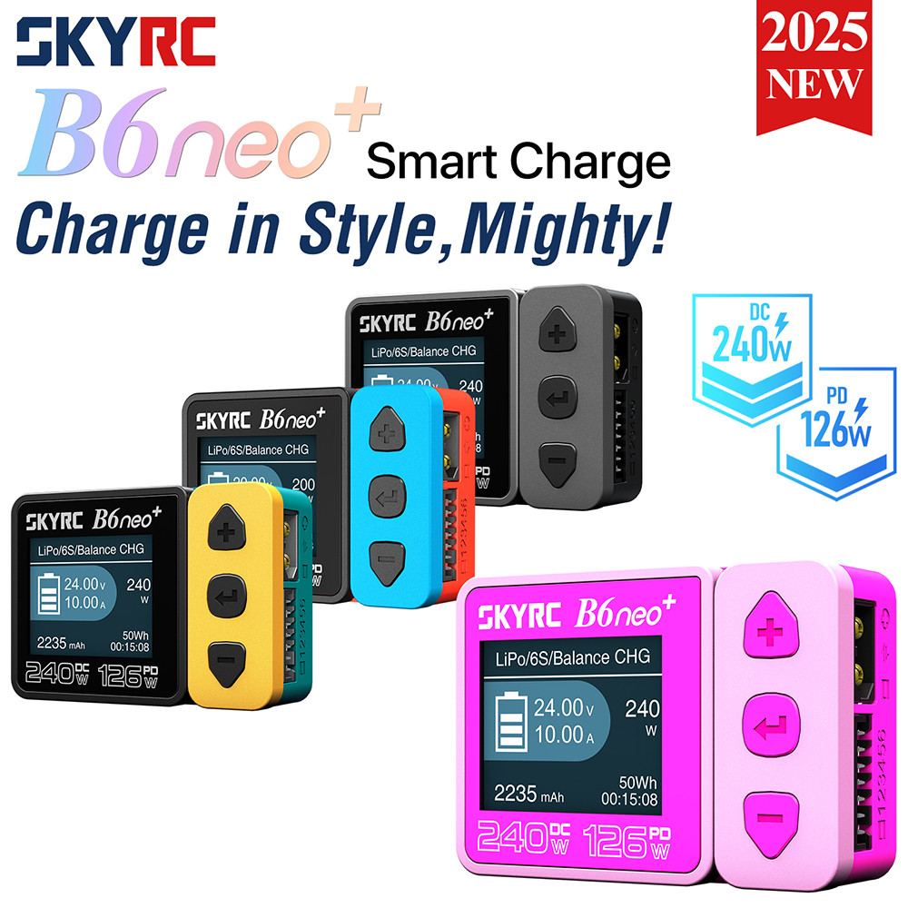 Skyrc B6 NEO/B6NEO+ รุ่นคริสต์มาส B6NEO Smart Charger DC 200W PD 80W ...