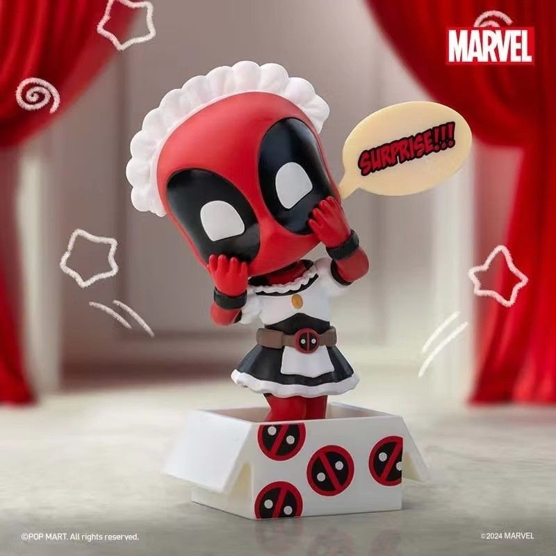 Popmart Official Deadpool Series ของเล่นตุ๊กตาทํามือตกแต่งของขวัญวัน ...
