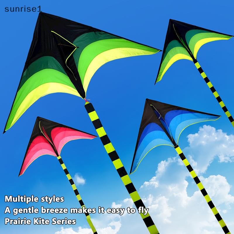 [ใหม่] Kite Prairie Kite 1.2m Easy To Fly Adult Children Kite Triangle ...
