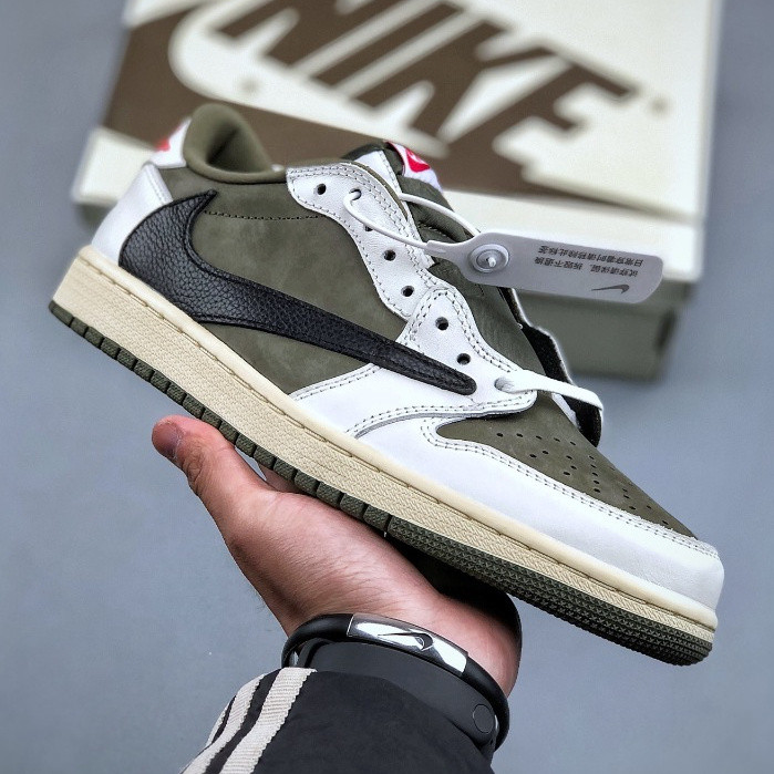 Travvis scoott x hassle x Air Jordan 1 Low TS dm7866-819 | Shopee Thailand