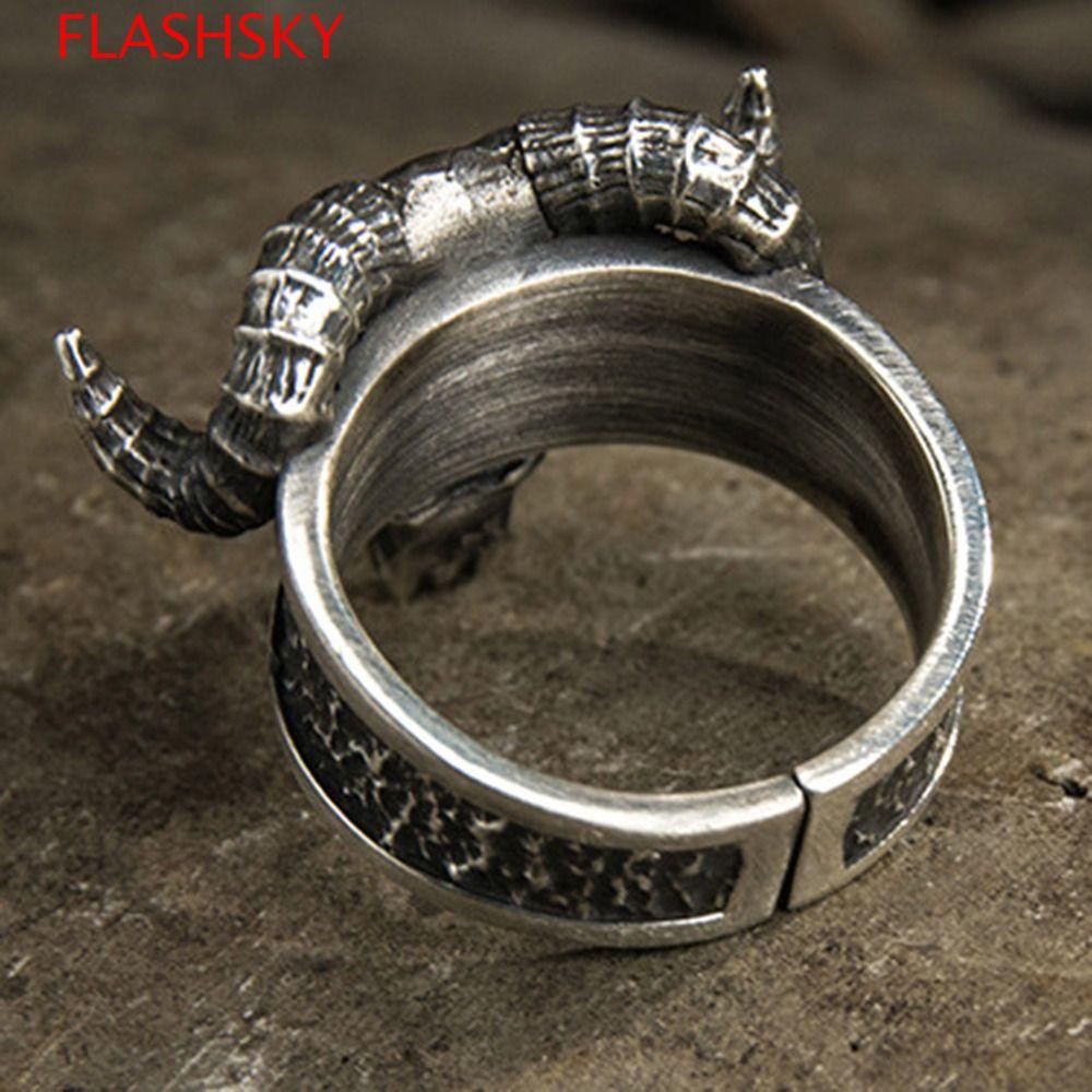 Flashsky Punk Finger Ring Gothic Retro Punk Vintage Men Courage Hip Hop ...