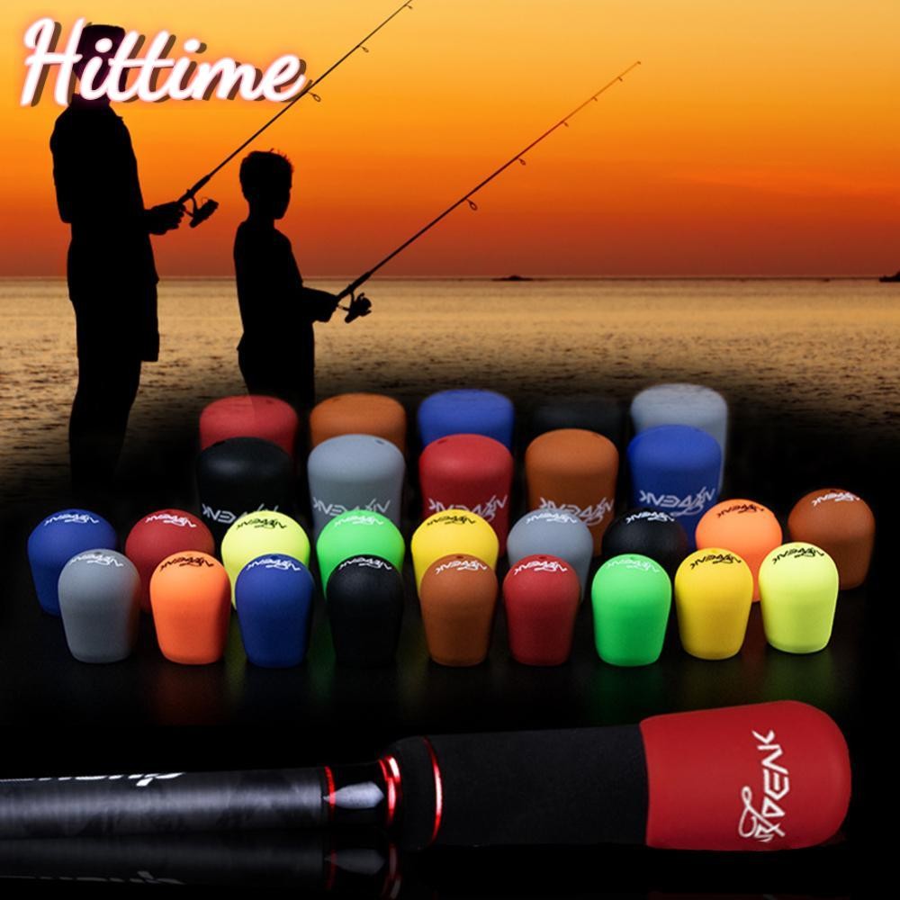 Hittime 1 ชิ้นซิลิโคน Lure Rod ด้านล่างป้องกันเบ็ดตกปลาจับป้องกันกรณีอุปกรณ์ตกปลาปลา Rod แหวน ...
