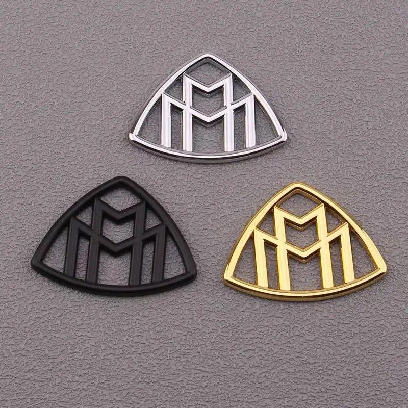 1 คู่ใช้ได้กับ Mercedes-Benz Maybach ป้ายด้านข้าง S480 S560 มาตรฐาน S450 โลโก้ S680 ดัดแปลงโลโก้ ...