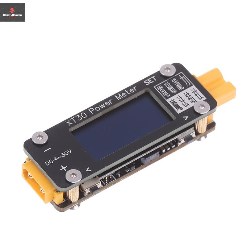 COD DC 4-30V 1MA-32A XT30 Power Meter Mini แอมป์มิเตอร์ Galvanometer โมดูลจอแสดงผล OLED สําหรับ ...