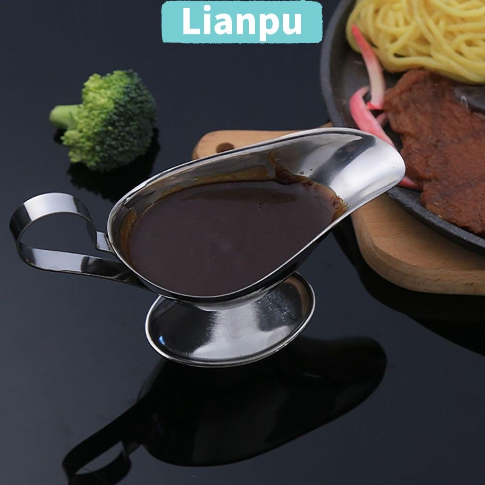 LIANPU เรือเสิร์ฟ 8 ออนซ์ถ้วยใส่เครื่องปรุงร้านอาหารสแตนเลส | Shopee ...