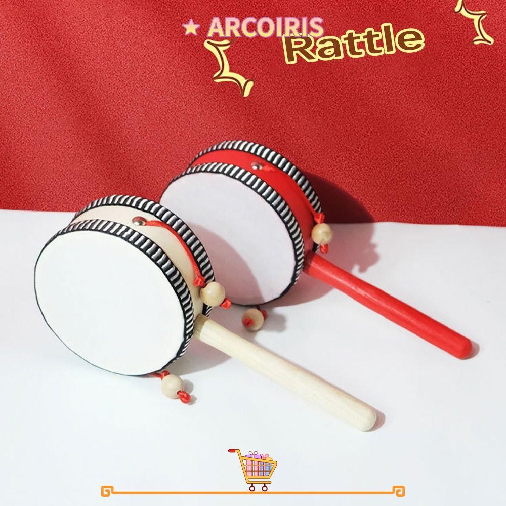 ARCOIRIS Rattle, ของเล่น 4 นิ้วมือสั่นกลอง, Orff Instruments เครื่องมือ ...