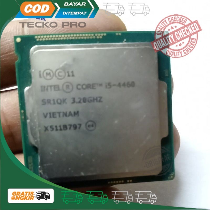 โปรเซสเซอร์ CPU Intel Core i5-4460 SR1QK 3.2GHz Haswell Socket 1150 ...