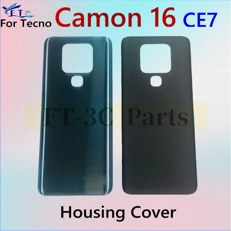 สําหรับ Tecno Camon 16 CE7 แบตเตอรี่ประตูด้านหลังกรณีกลับฝาครอบอะไหล่ ...