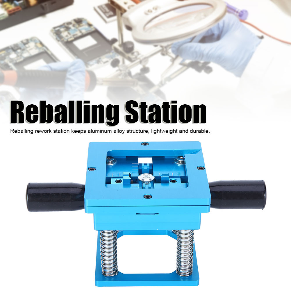 Reballing Station น้ำหนักเบา Kit Ball Rework Table การปลูกดีบุก Blue W ...